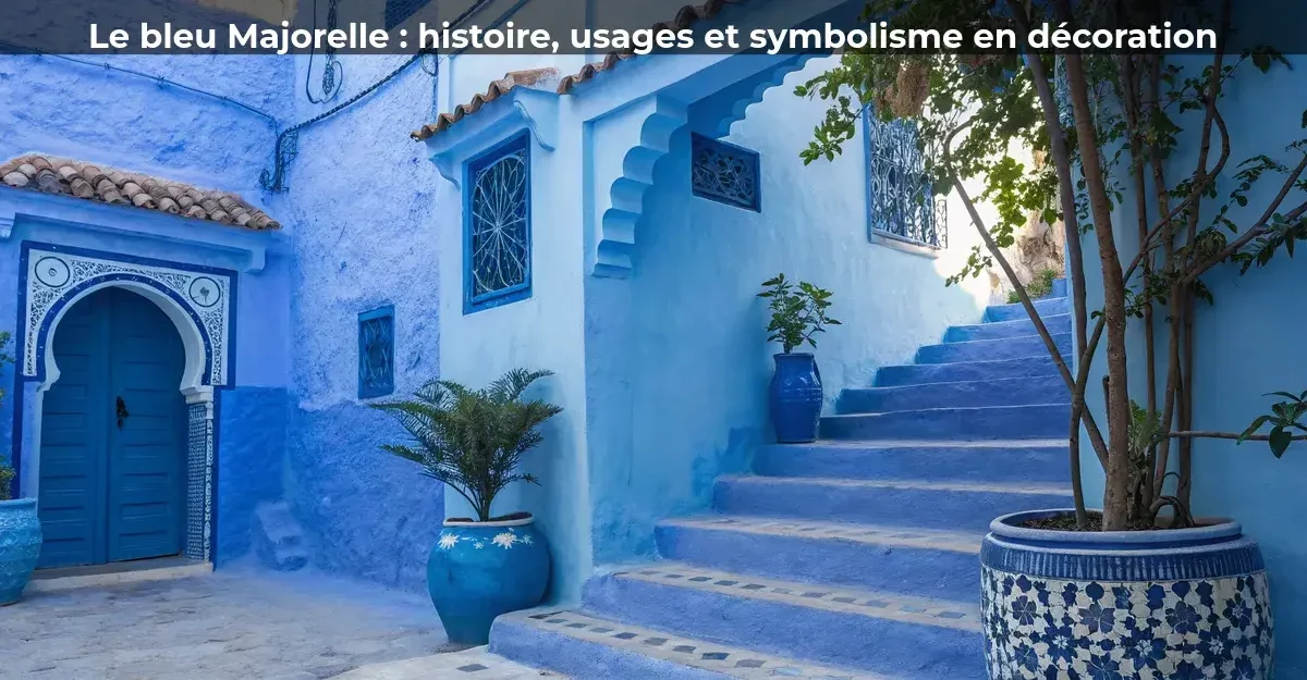 🎨 Le bleu Majorelle : secret d'élégance en décoration