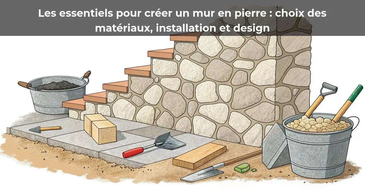 🧱 Secrets pour un mur en pierre parfait : matériaux et design